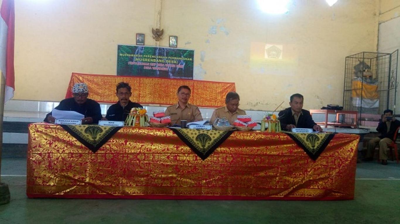 Musrenbang Desa RKP 2020 - Website Desa Wanagiri