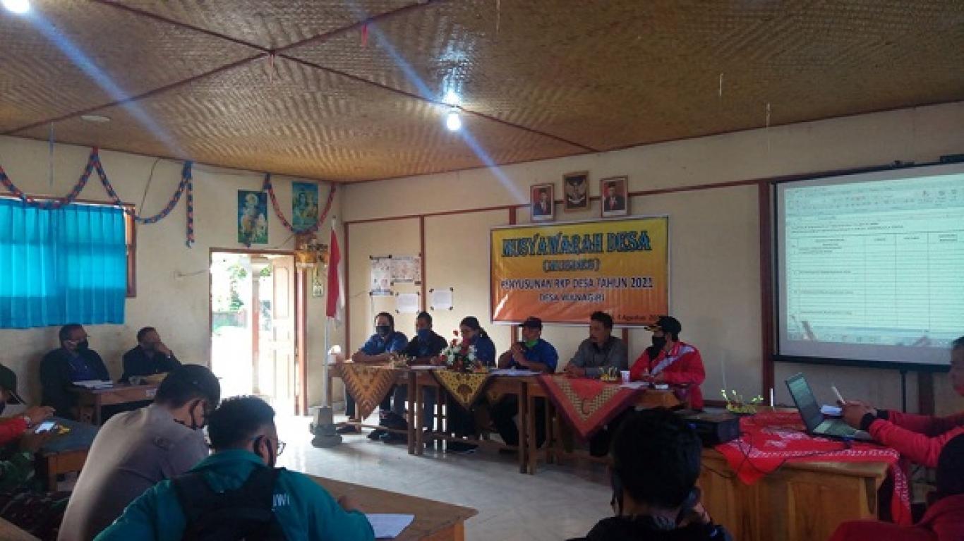 MUSYAWARAH DESA (MUSDES) PENYUSUNAN RKP DESA TAHUN 2021 DESA WANAGIRI ...
